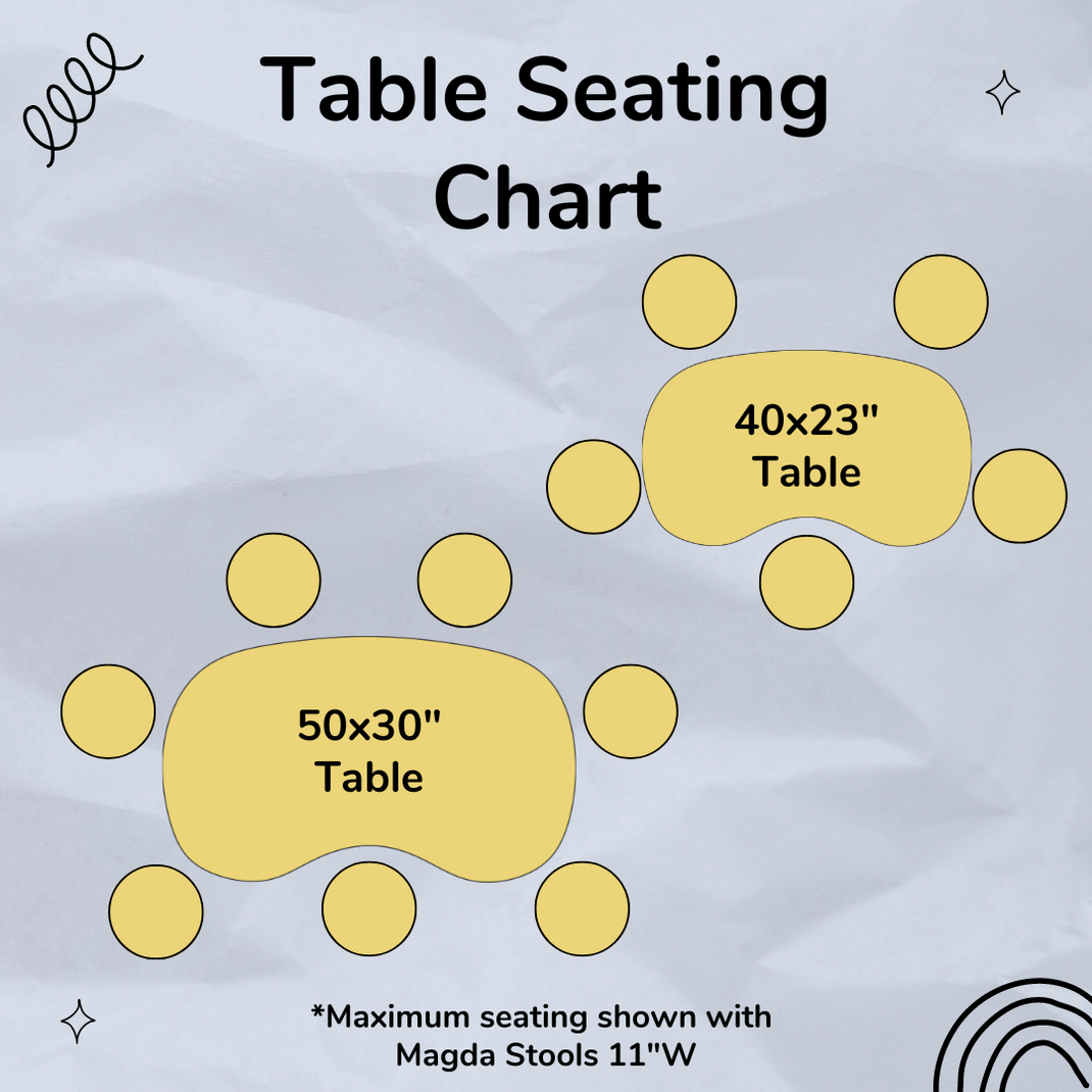 Kidney Table for Preschools, Homes and Daycares. Handmade in the USA ...