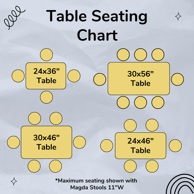 Rectangle Table for Montessori Homeschools, Preschools and Daycares ...