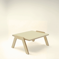 Chowki Table: Montessori Floor Table for Toddlers