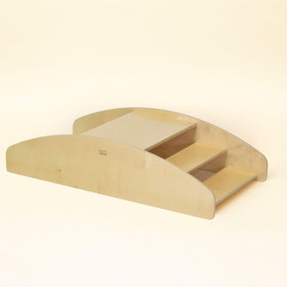 Toddlers Rocking Boat: Wooden Stairs & Play Set