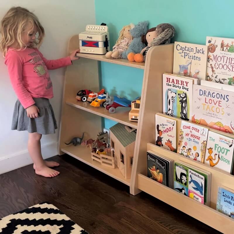 Tiered Montessori Bookshelf: Encourage Independent Reading